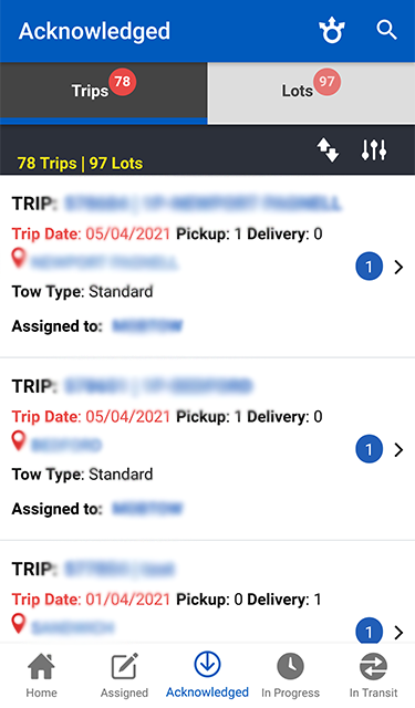 Salvage Vehicles - Transportation App | Copart UK